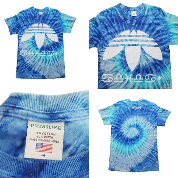Pizza Slime | Shirts | Rare Pizza Slime X Adidas Trefoil Wingdings Tie ...